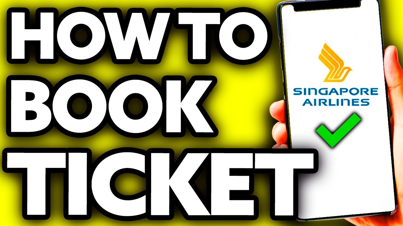 How To Book Singapore Airlines Ticket (EASY!) - YouTube