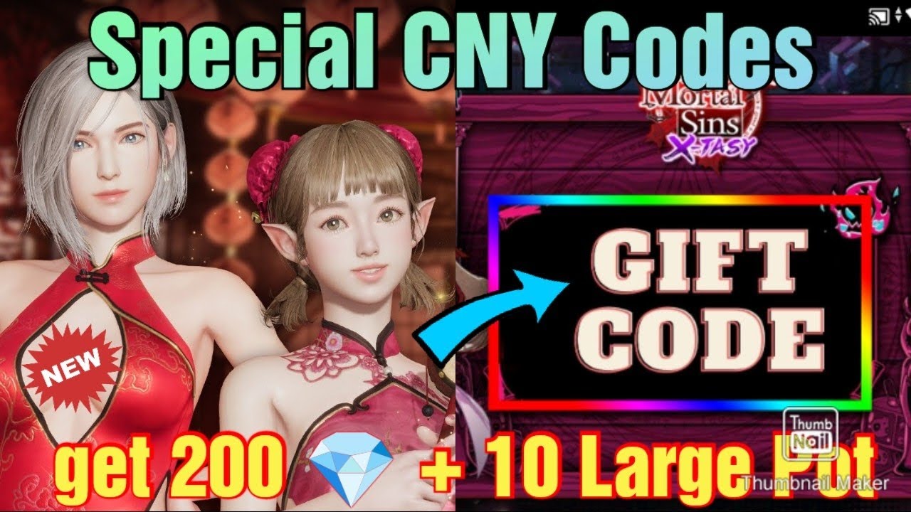 Rise Of Eros New release Gift Code Special CNY Codes. 103th & 104th - YouTube
