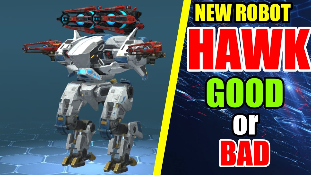 NEW ROBOT: HAWK GAMEPLAY - War Robots Test Server Gameplay - YouTube