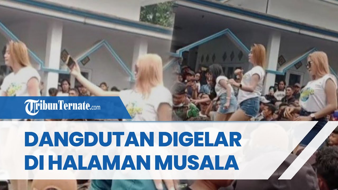 VIRAL DANGDUTAN di Halaman Musala di Lumajang, Aksi Tiga Wanita Sexy ...