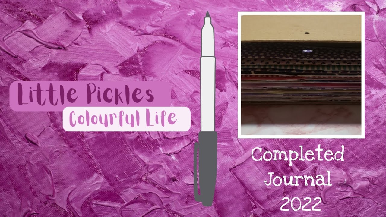 Adult Crafting| Completed Cut & Stick Journal 2022 - YouTube