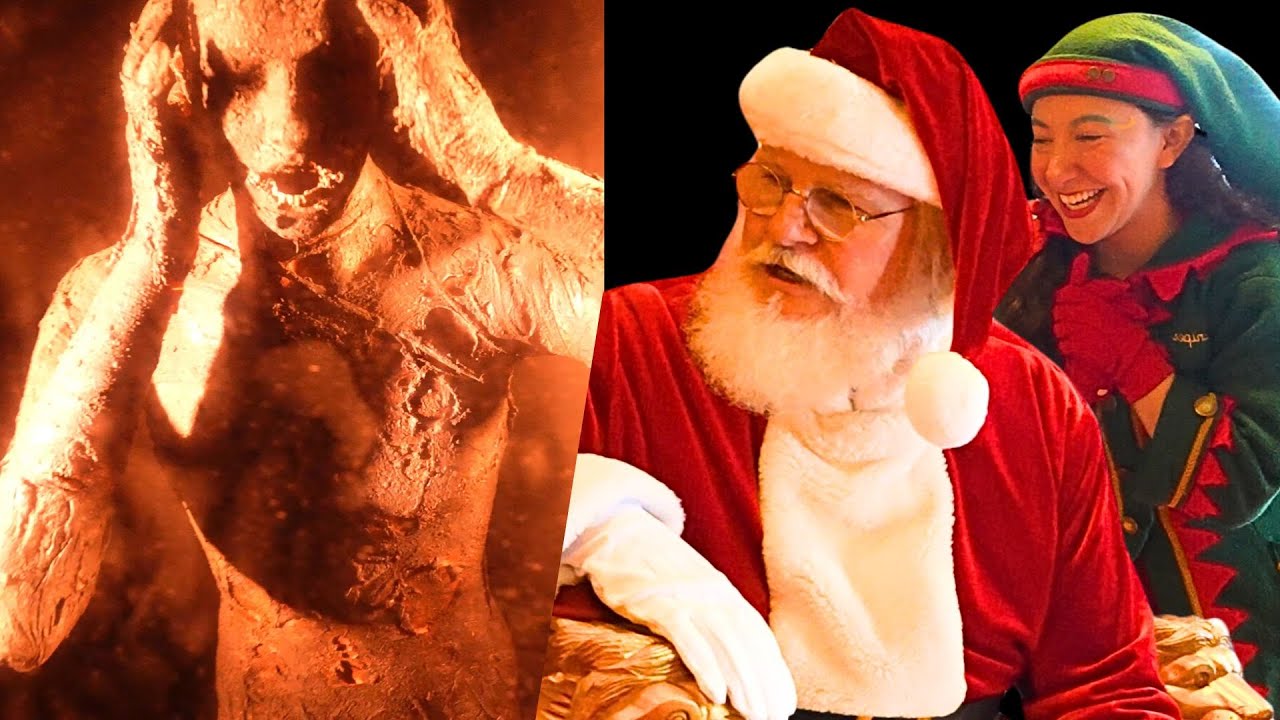Scary to Merry - Haunted House & Santa at Busch Gardens - YouTube