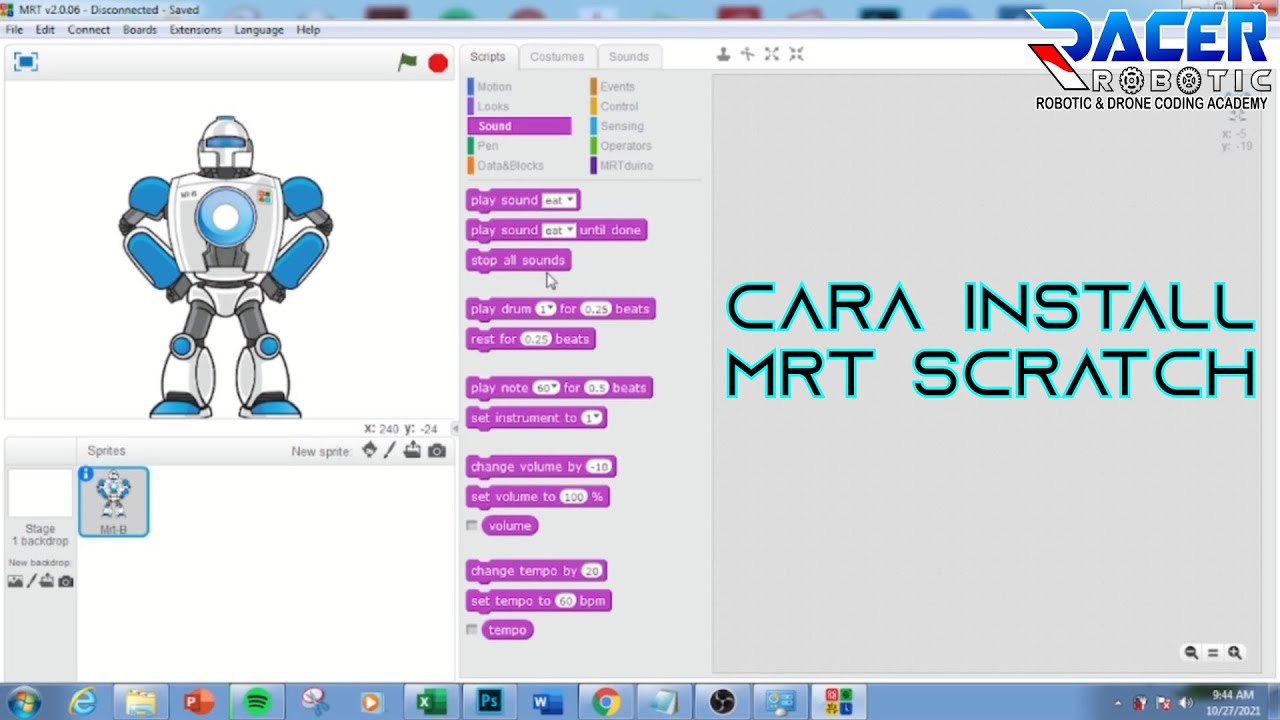 TUTORIAL INSTALLASI APLIKASI MRT SCRATCH - YouTube