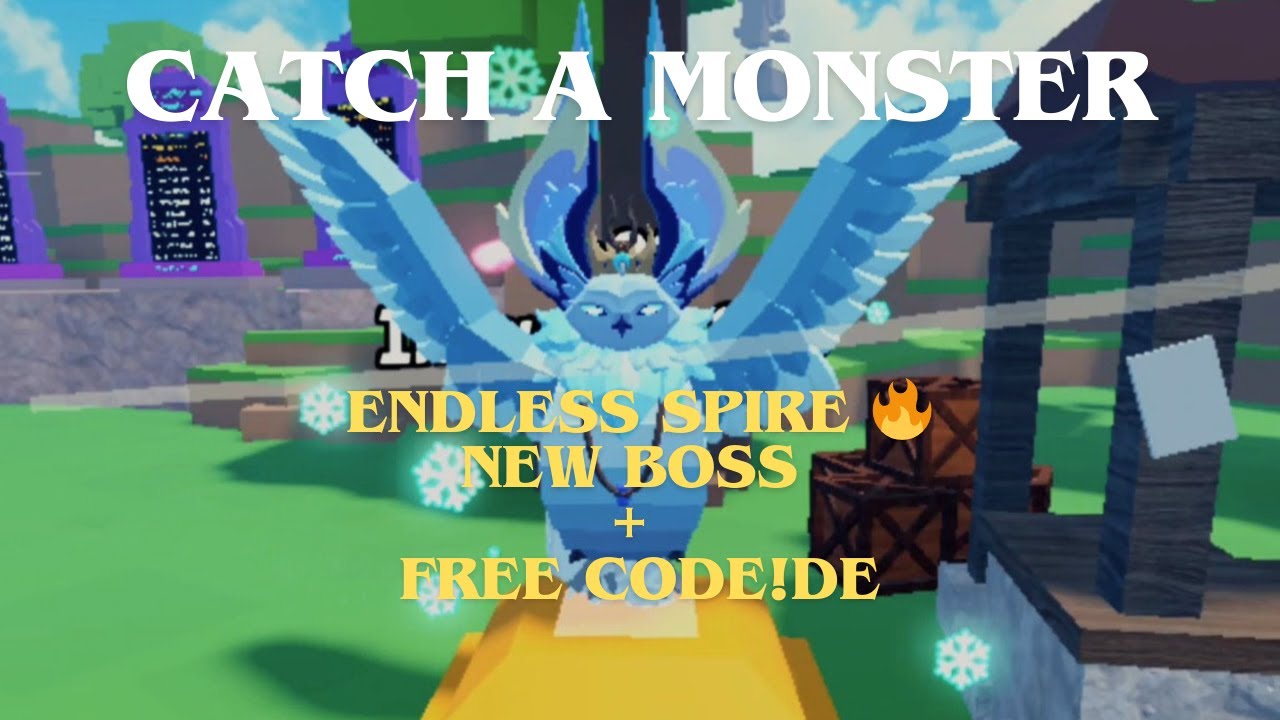 Roblox: Catch a Monster UPDATE! Endless Spire Explained + Free Code | Intruder_875 - YouTube