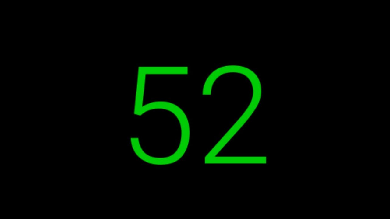 52 Second Timer - YouTube