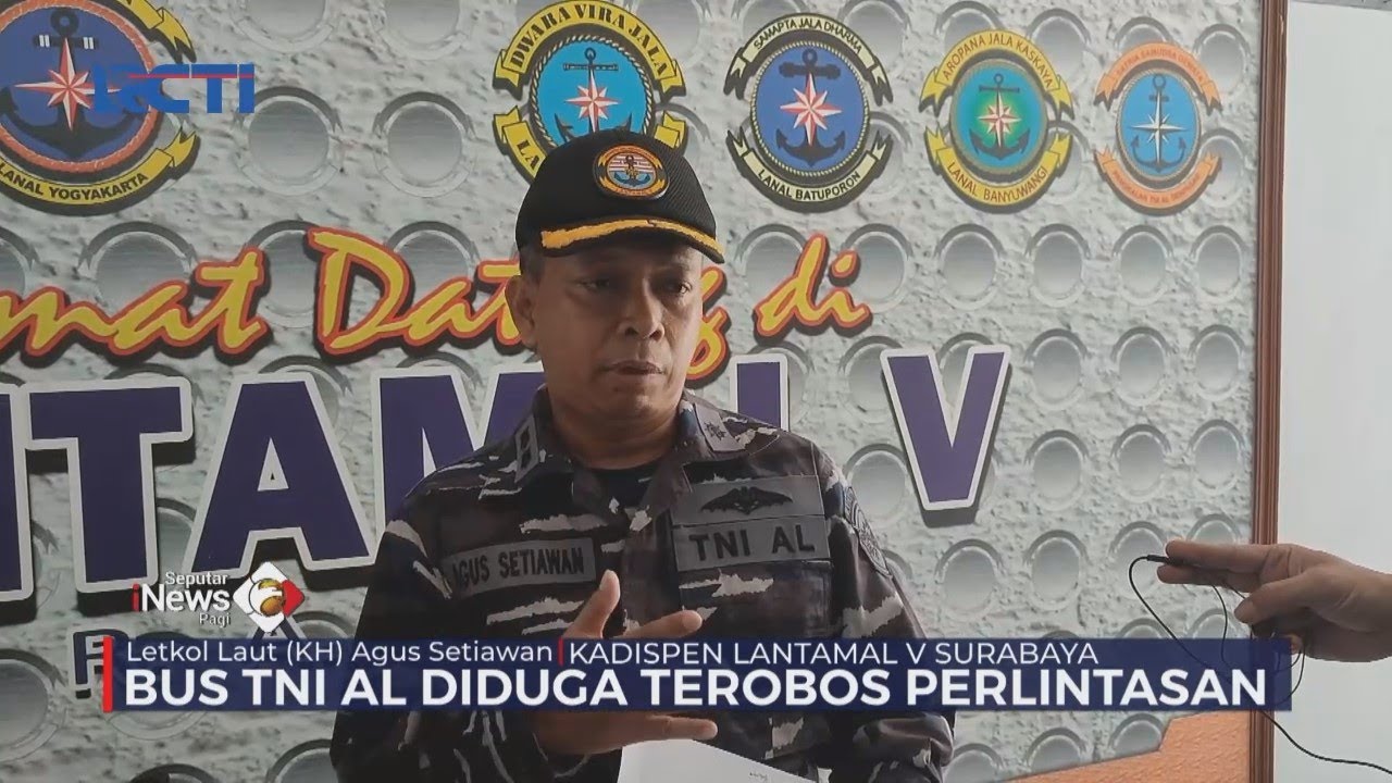 TNI AL Buka Suara soal Video Dua Bus TNI Terobos Perlintasan KA di ...