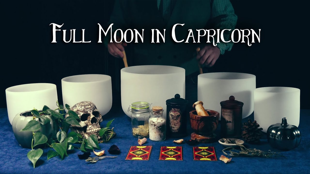 Full Moon in Capricorn | Sound Bowl Ritual - YouTube