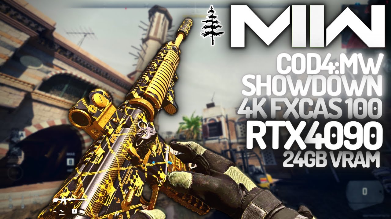 MWII \\ COD4 Showdown \\ 4090 + 7800X3D + 64GB 6000C30 // X670E AORUS Xtreme // 4K FX CAS 100 ...