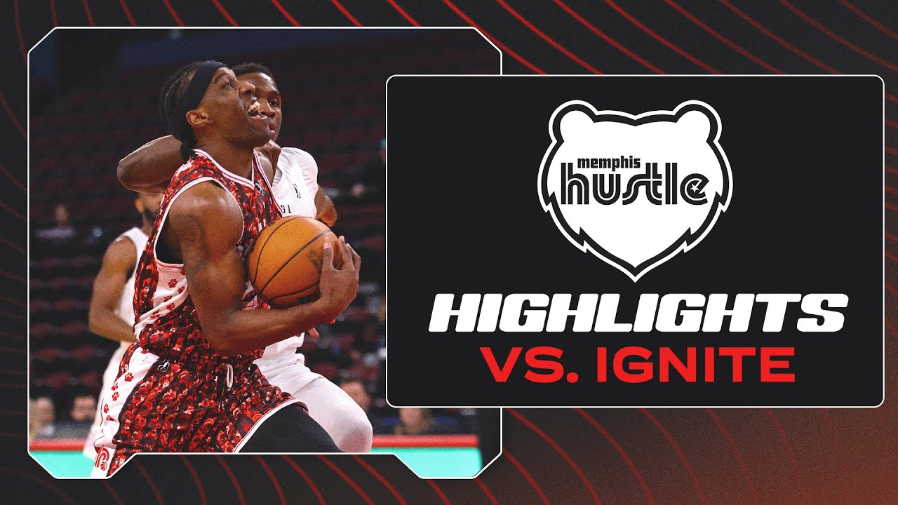 Cameron McGriff Leader for Memphis Hustle in win over G League Ignite - 125-105 - YouTube