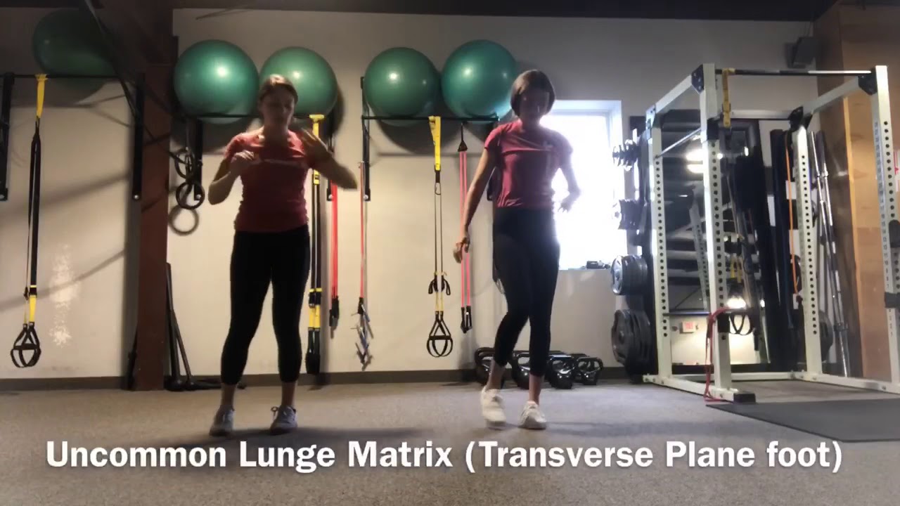 MATRIX - Common Lunge with Transverse Plane Foot - YouTube