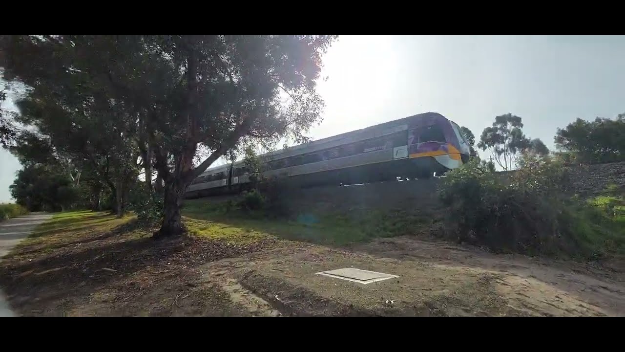 Train over the bridge & far away! Trackside with Agent Mulder - YouTube