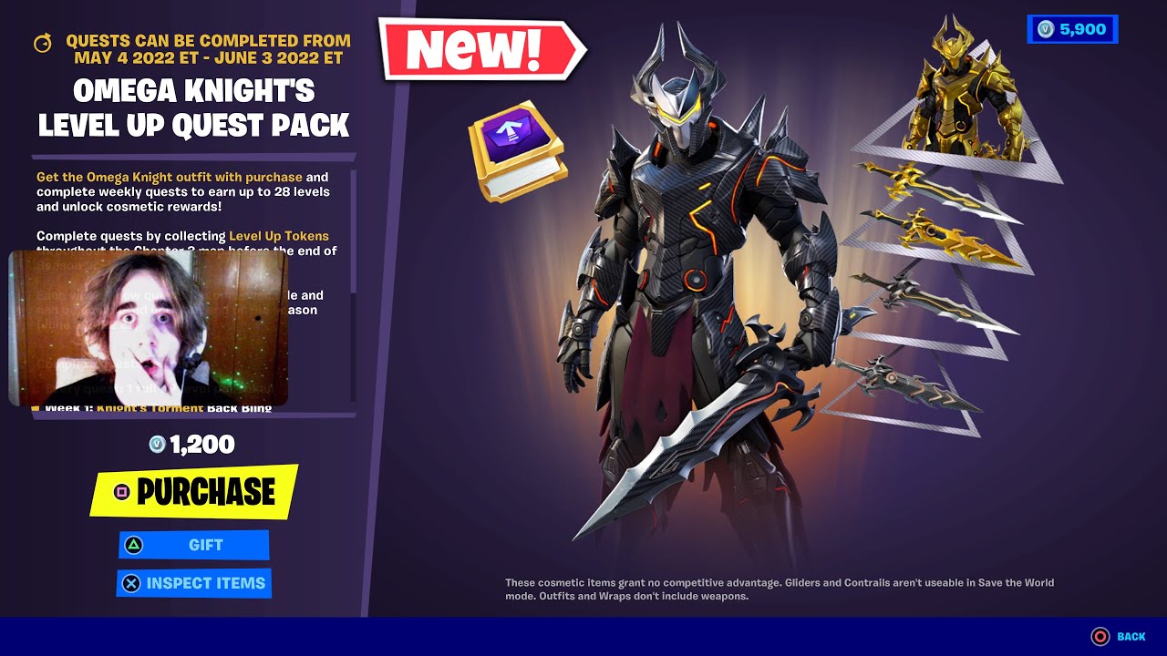 *NEW* Fortnite Omega Knight Pack - YouTube