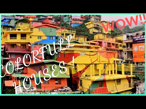 COLORFUL HOUSES | COLORS OF STOBOSA (LA TRINIDAD , BENGUET) - YouTube