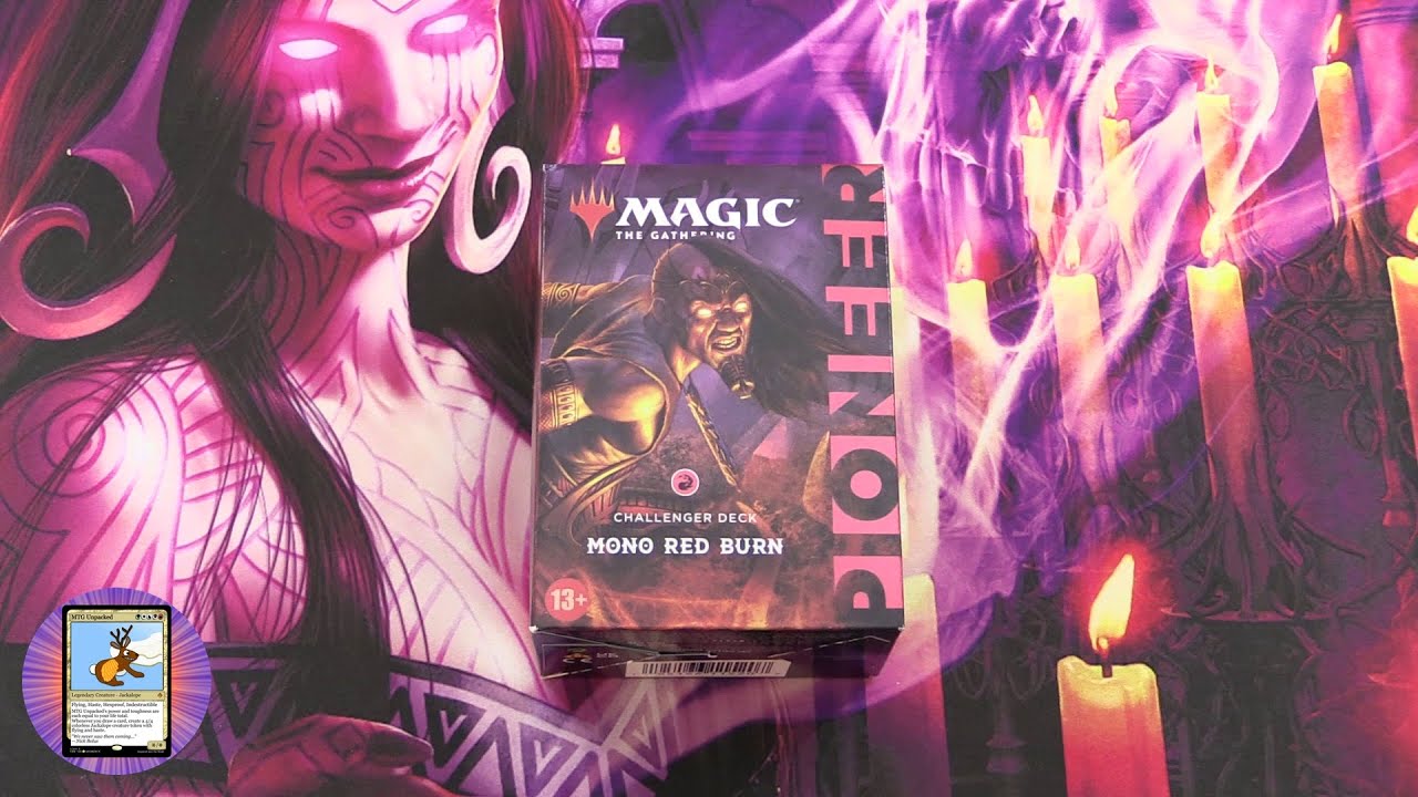 Pioneer Challenger Deck: Mono Red Burn Unboxing - YouTube