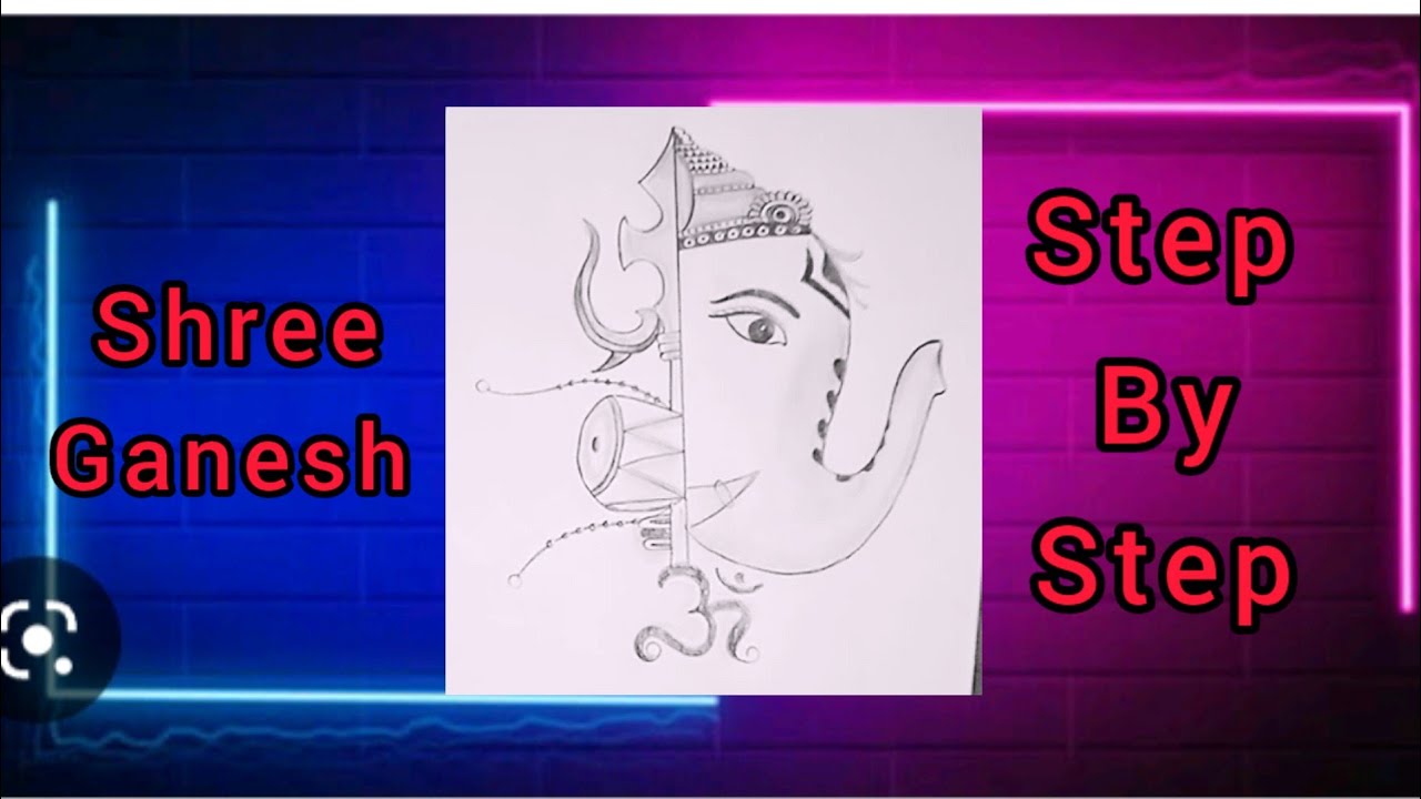 How to draw $hree G@nesh step by step - YouTube