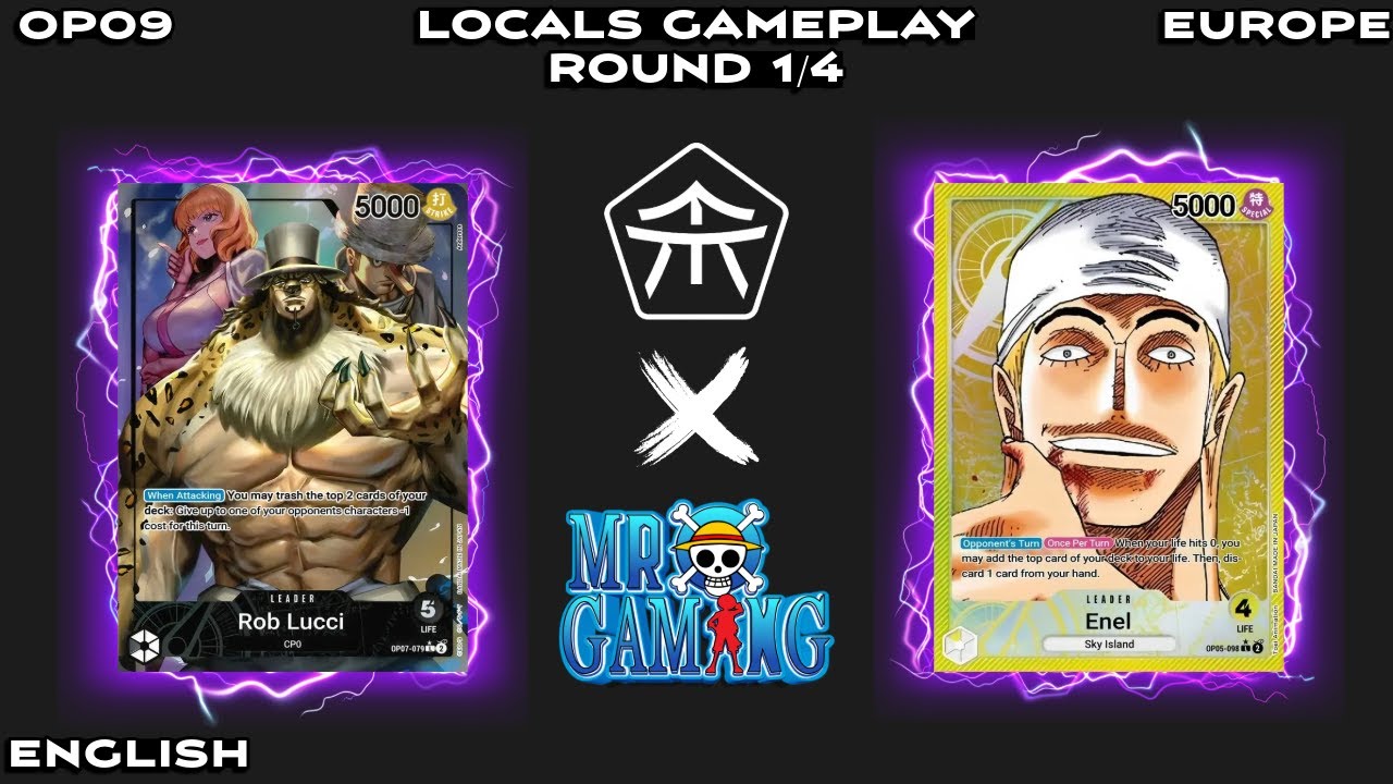 Round 1 OP07 Lucci vs OP05 Enel / Mana Temple Luxembourg x MRO__Gaming ...