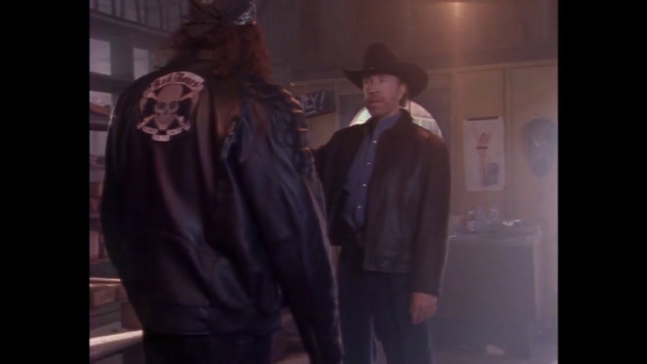 Walker Texas Ranger | Biker Bar Fight | Mind Games - YouTube