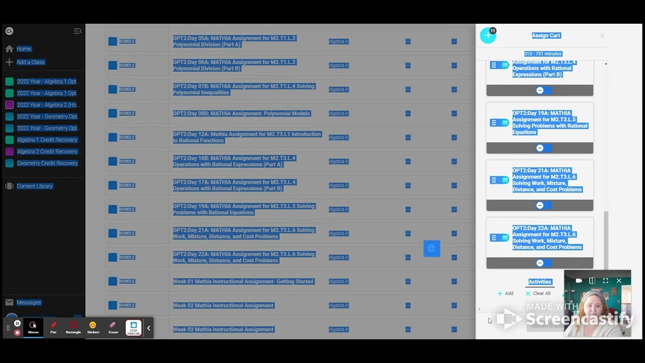 Carnegie Learning Training- Assigning District Created Assignments ...