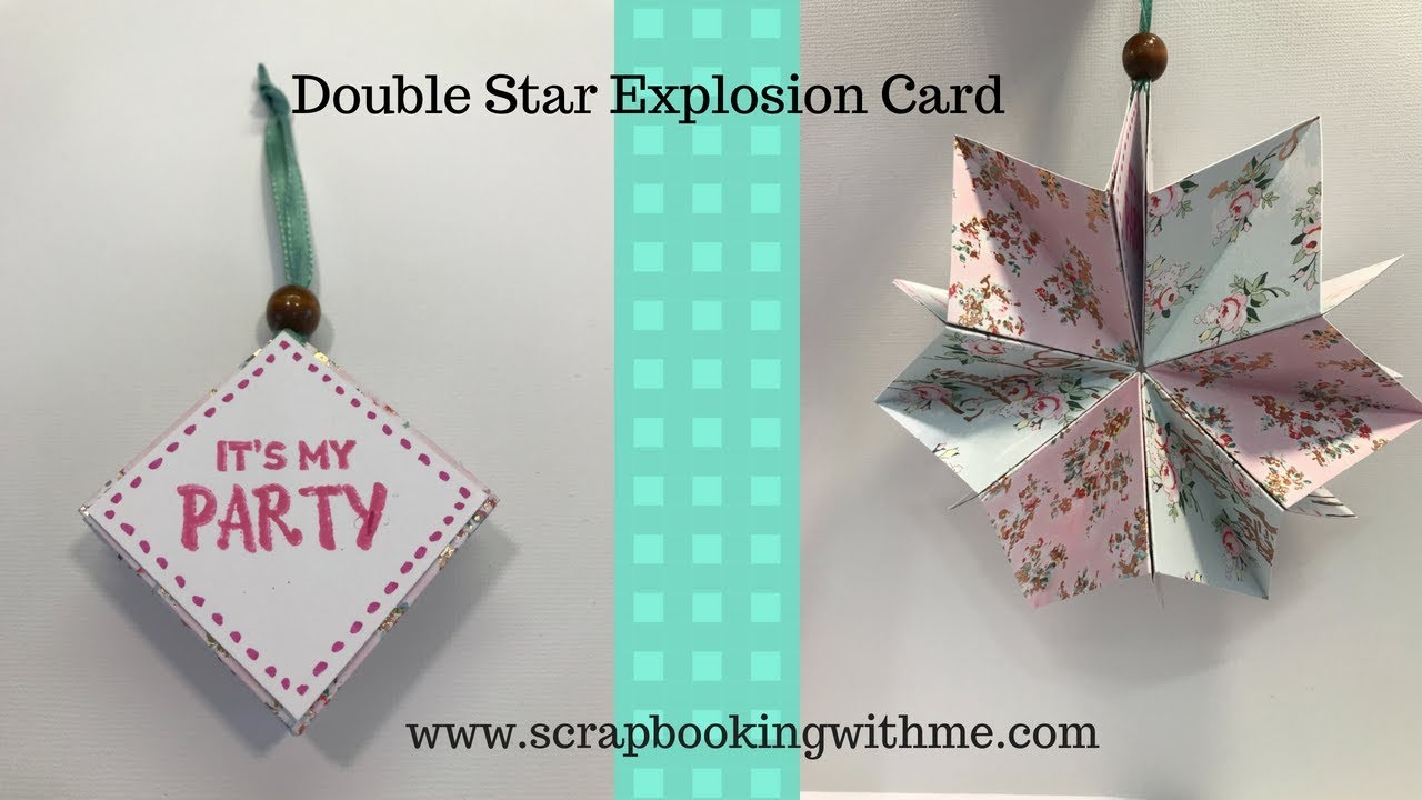 Double Star Explosion Card - YouTube