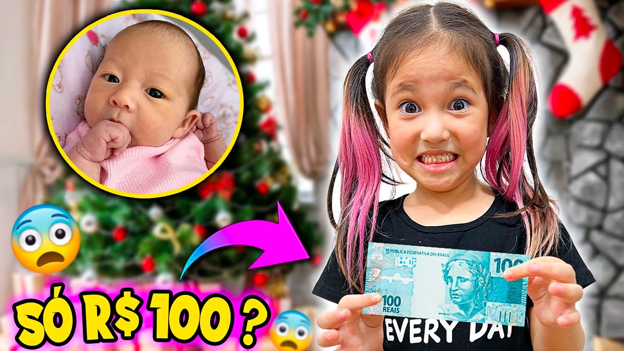 COMPREI O PRESENTE DA AYLA COM APENAS 100 REAIS!! | YU e FAMÍLIA - YouTube