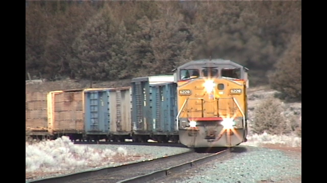 1226. UNION PACIFIC UP 6324 with SOUTHERN PACIFIC SP 9823 speed letter ...