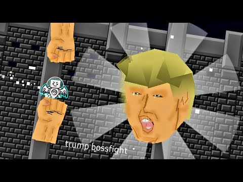 trump dash ? || trump bossfight by GusHasMandMs|| geometry dash 2.2 ...