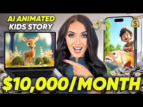 How to Make FACELESS Ai Animated Videos for Kids (YouTube Automation)