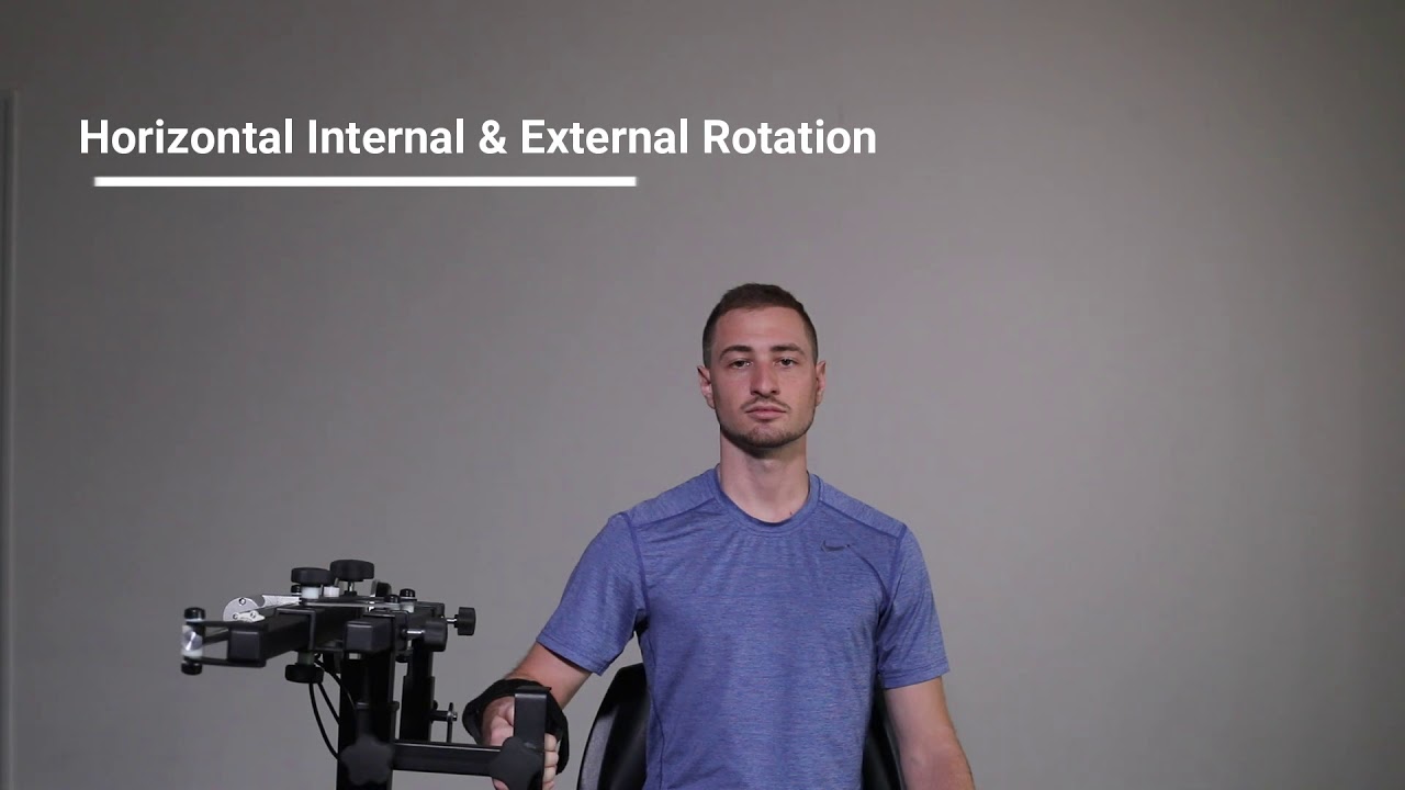 Horizontal Internal & External Rotation with Electra - YouTube