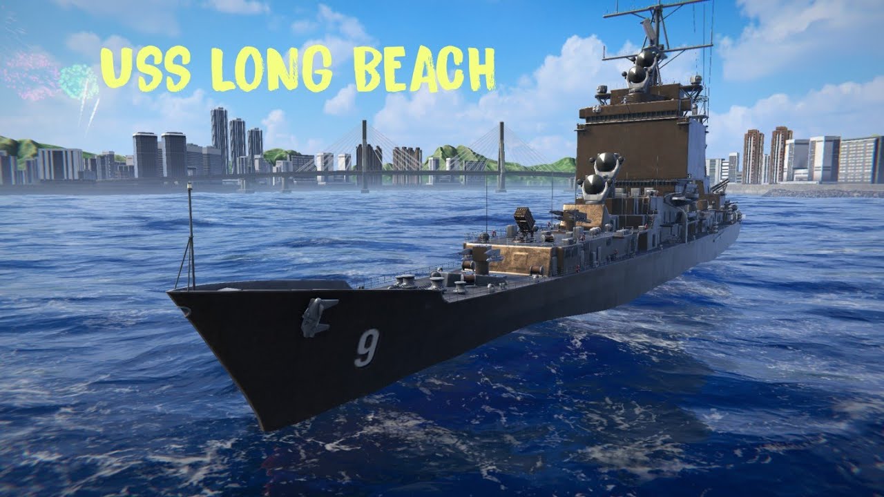 USS Long Beach with aggressive missiles and strong air defence [Modern ...