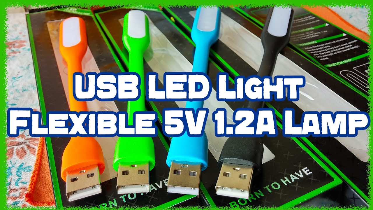 Портативные USB гнущиеся LED лампы с Aliexpress / USB LED Light ...
