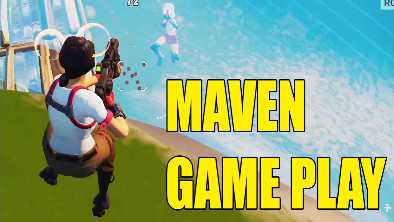 MAVEN SKIN Game Play in Fortnite Zone Wars - YouTube