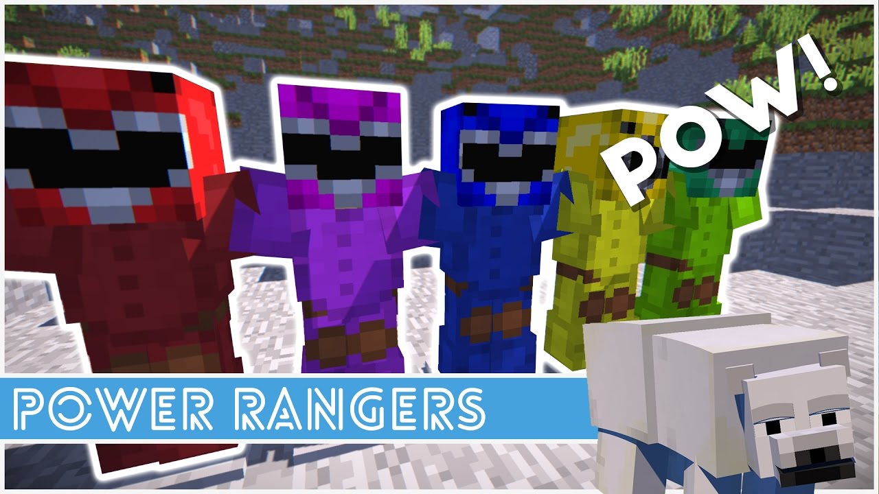 Minecraft - How To Make The Power Rangers - YouTube