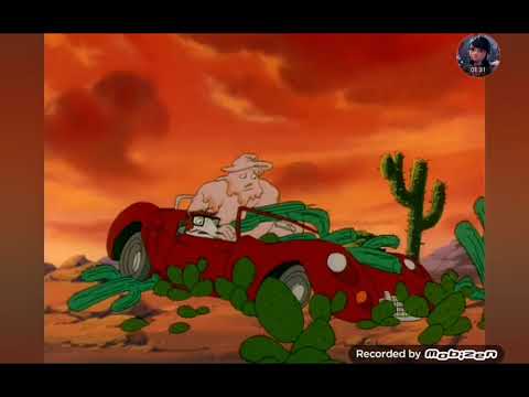 The Mask: TAS- Mask vs. Putty-Thing & Fish Guy car chase scene