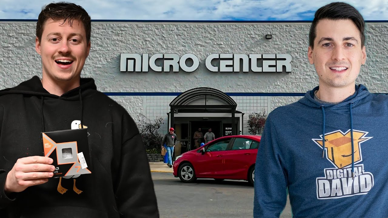 Visiting Digital David & Buying The 9800X3D - YouTube