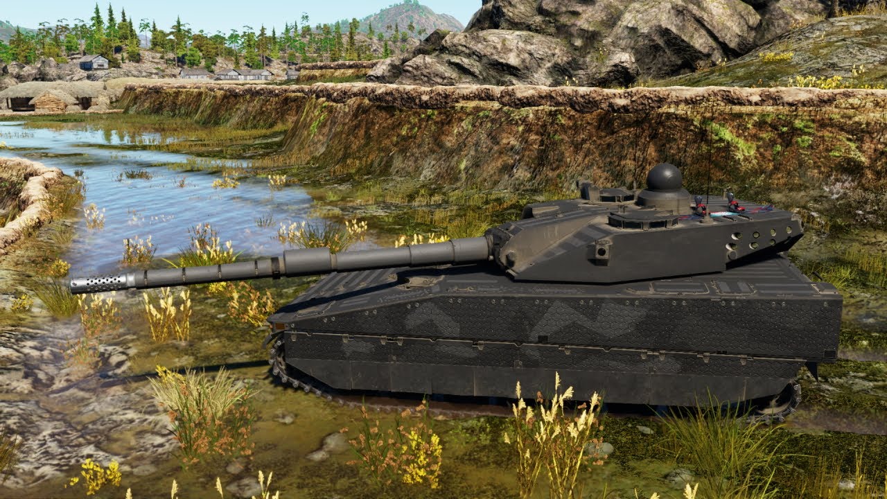 WarThunder Gameplay. CV 90120 "Ghost". - YouTube