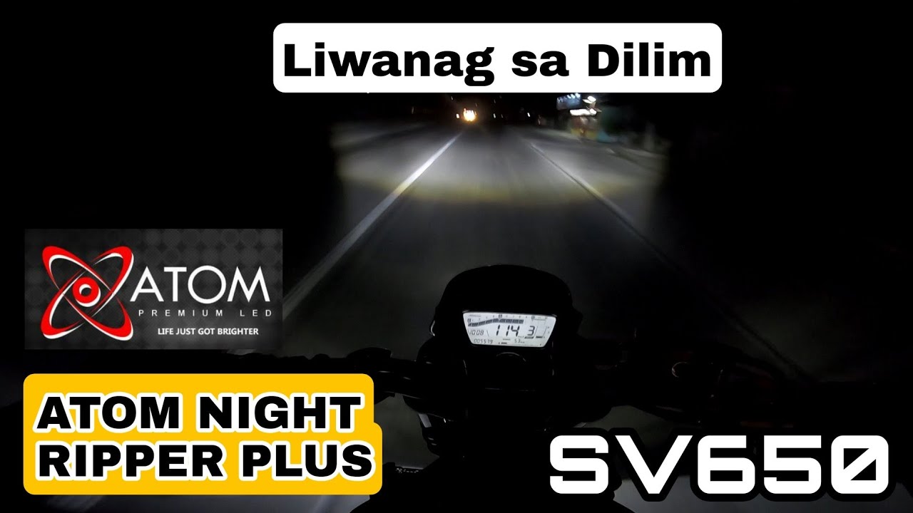 ATOM Night Ripper Plus White/White Testing | Agoo La Union - YouTube