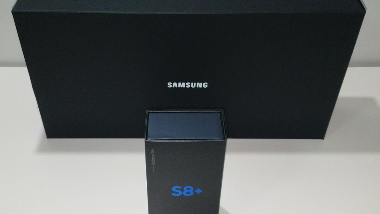 Samsung Galaxy S8+ and Immersive Package Unboxing - YouTube