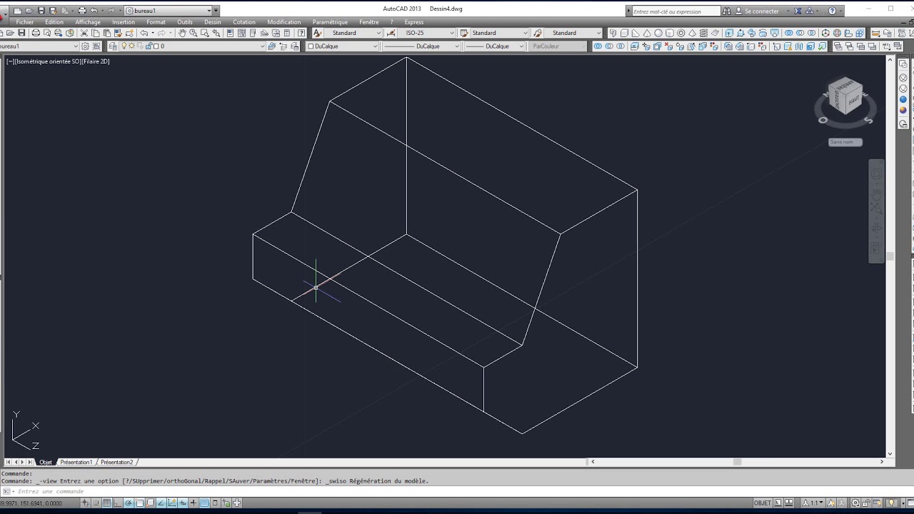 Tp Autocad 3D Pièce 3 - YouTube