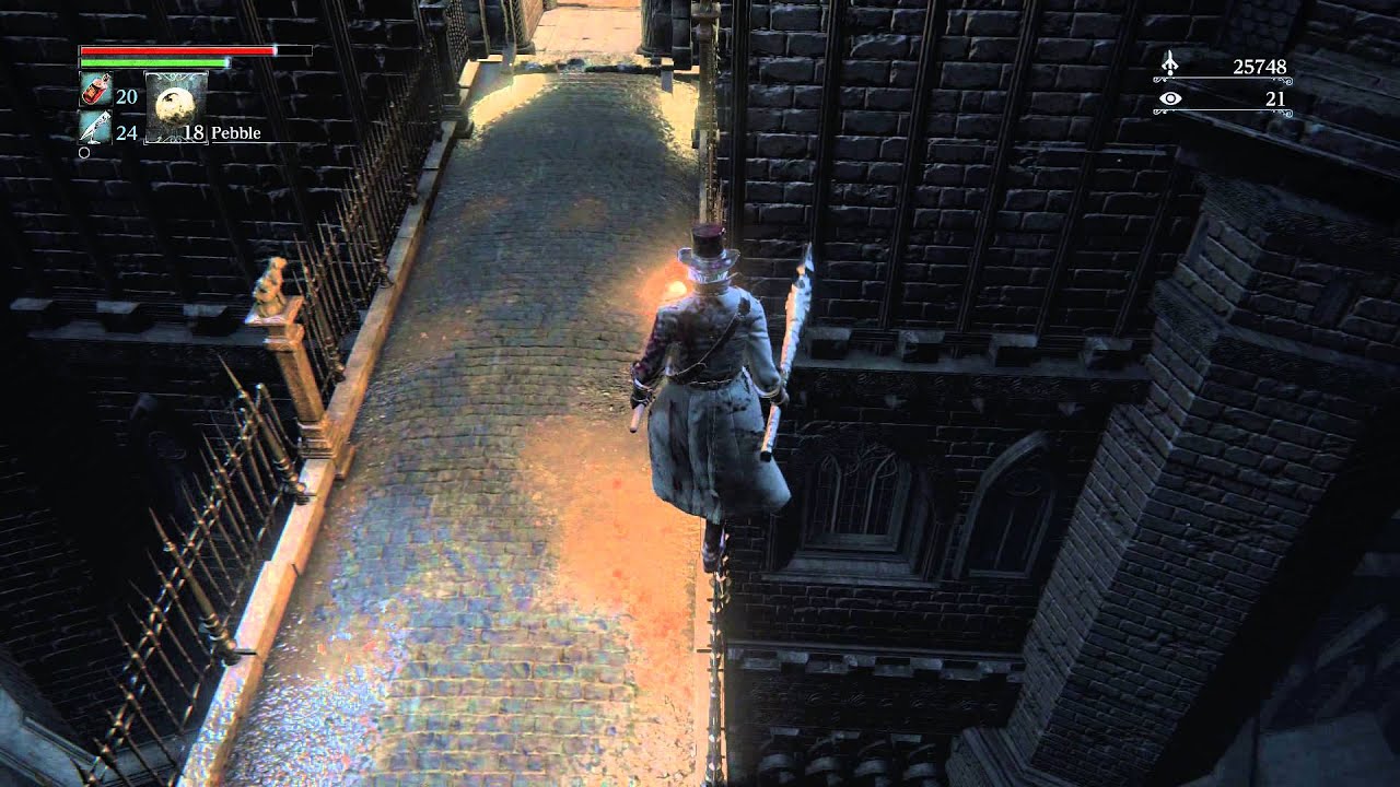 Falling Through the Map - Bloodborne - YouTube