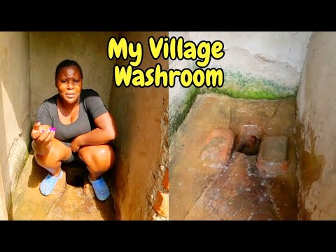 African Village Life//Cleaning Our Most Luxurious Village Toilet ...