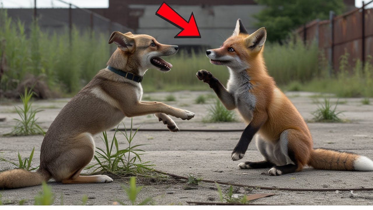 Stray dog nurses an injured fox cub, and now they are best friends ...