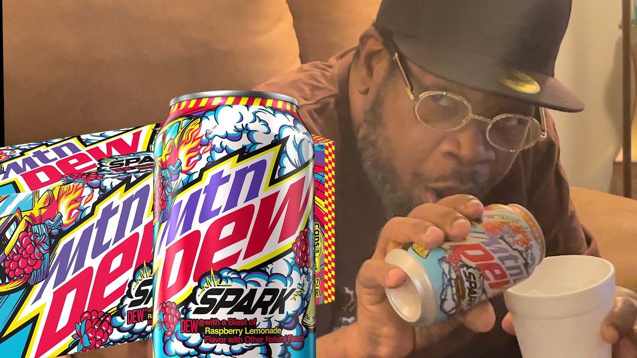 Spark Raspberry Lemonade Mountain Dew Review - YouTube