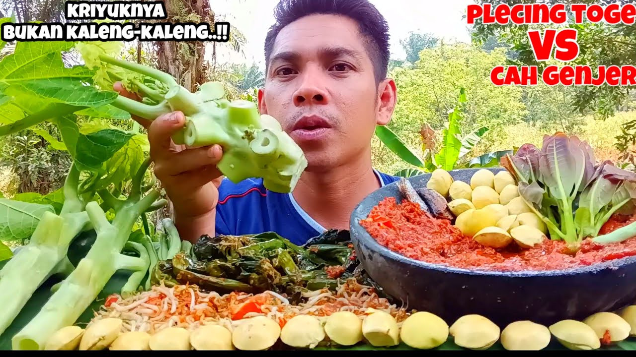 SEDERHANA TAPI NAGIH‼️PLECING TOGE BATANG PEPAYA JENGKOL MUDA CAH ...