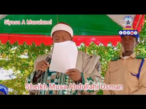Siyasa A Musulunci: Sheikh Musa Abdullahi Usman - YouTube