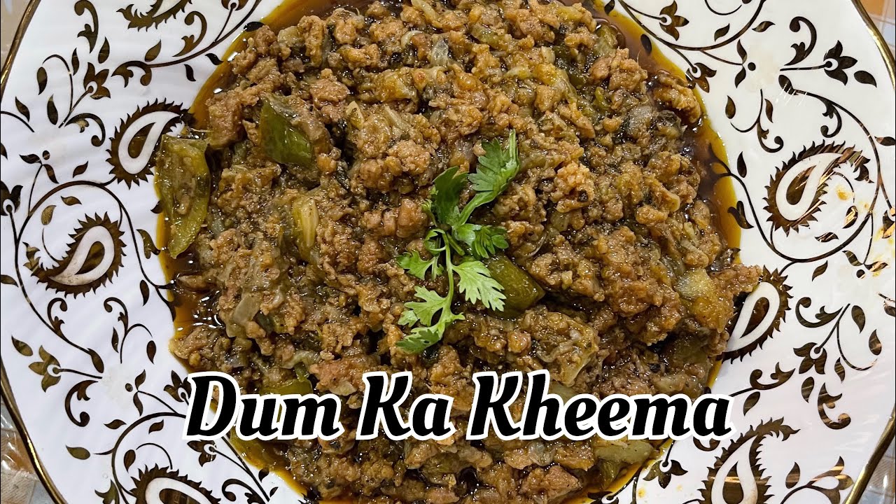 Hyderabadi Dum Ka Kheema | Kheema Recipe | Minced Mutton - YouTube
