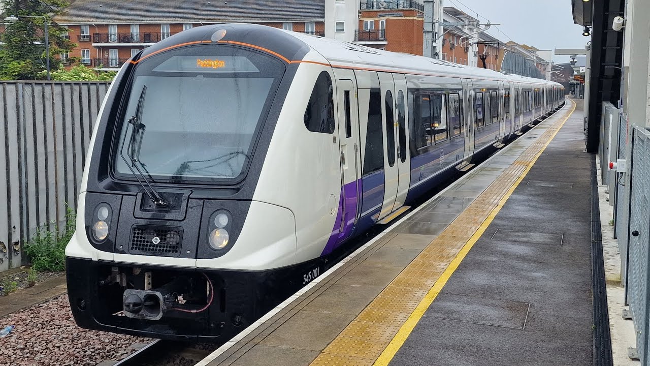 Elizabeth line Class 345 Farringdon to stratford May 2023 - YouTube