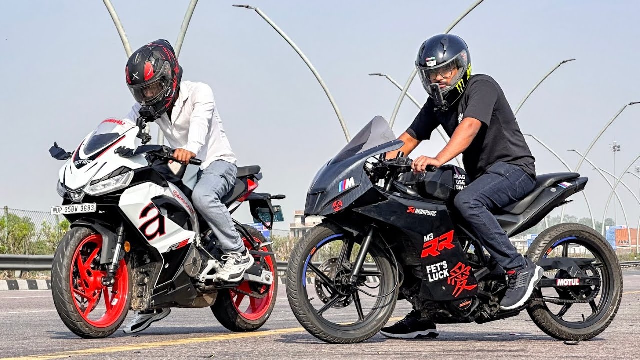APRILIA RS 457...VS... FULL CUSTOM FASTEST 400 CC BIKE 190+ TOP SPEED ...