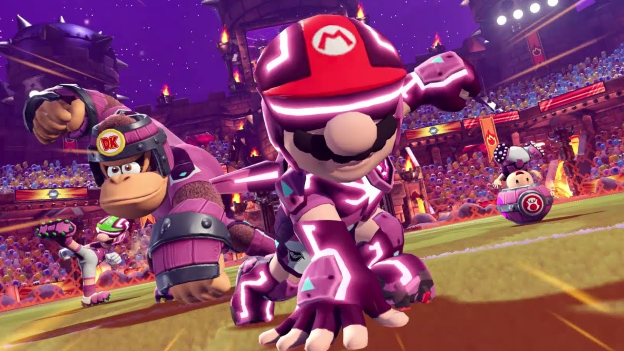 Mario, Luigi, Donkey Kong, Toad Muscle Cup Battles (Mario Strikers ...