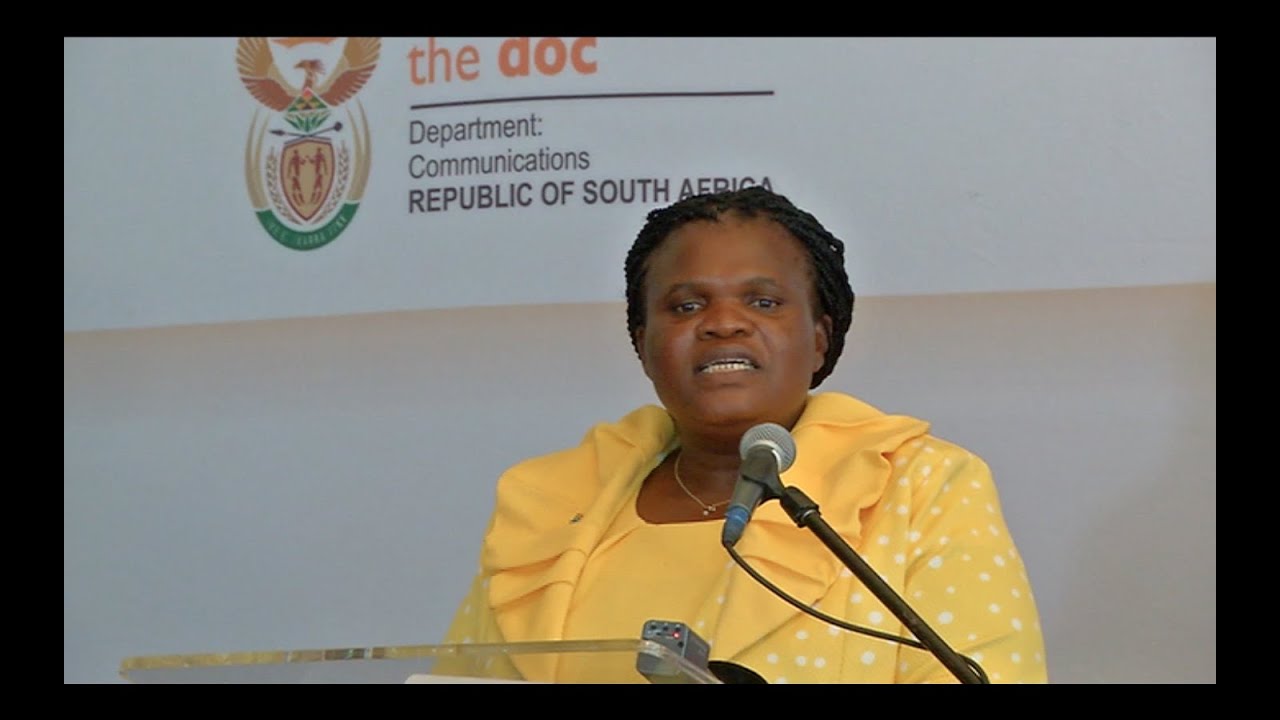 Minister Faith Muthambi addresses Print Media Transformation Colloquium ...