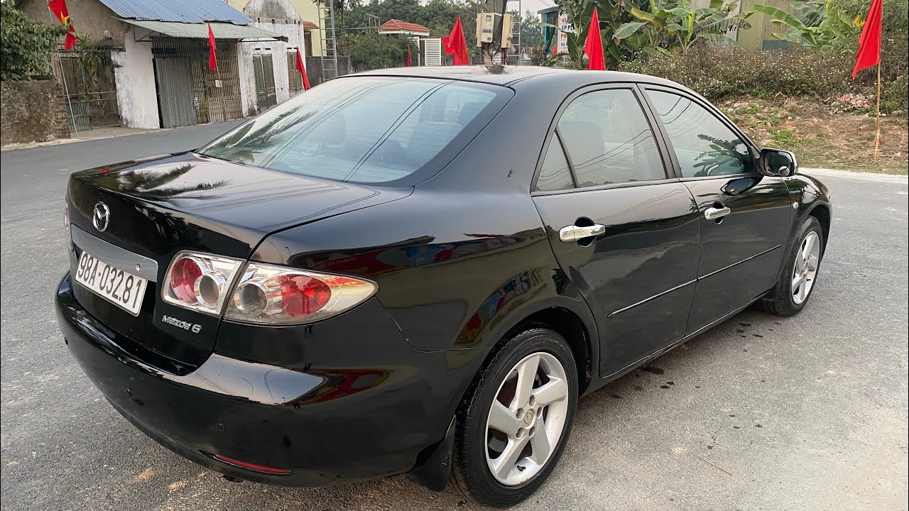 Mazda 6 đời 2004 máy 2.0 giá 95tr lh 0987058086 - YouTube